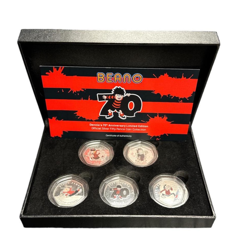 Pre-owned 2021 Beano - Dennis the Menace 50p 70th Anniversary Limited ...